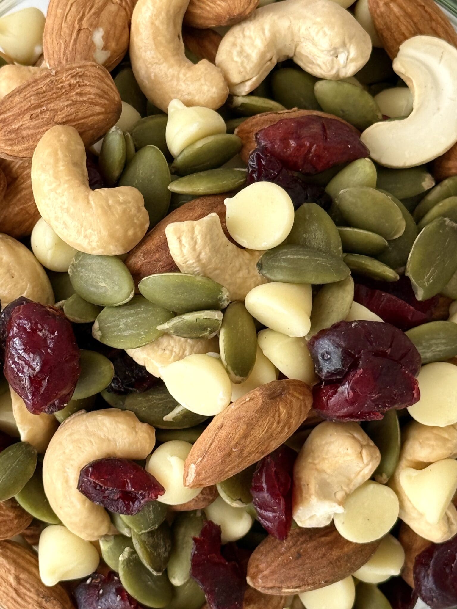 White Chocolate and Cranberry Trail Mix | Style and Grace